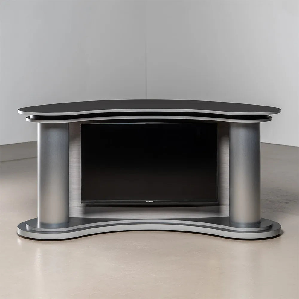 Extra Small Classic Wide Angle News Desk | Broadcast Desk ...