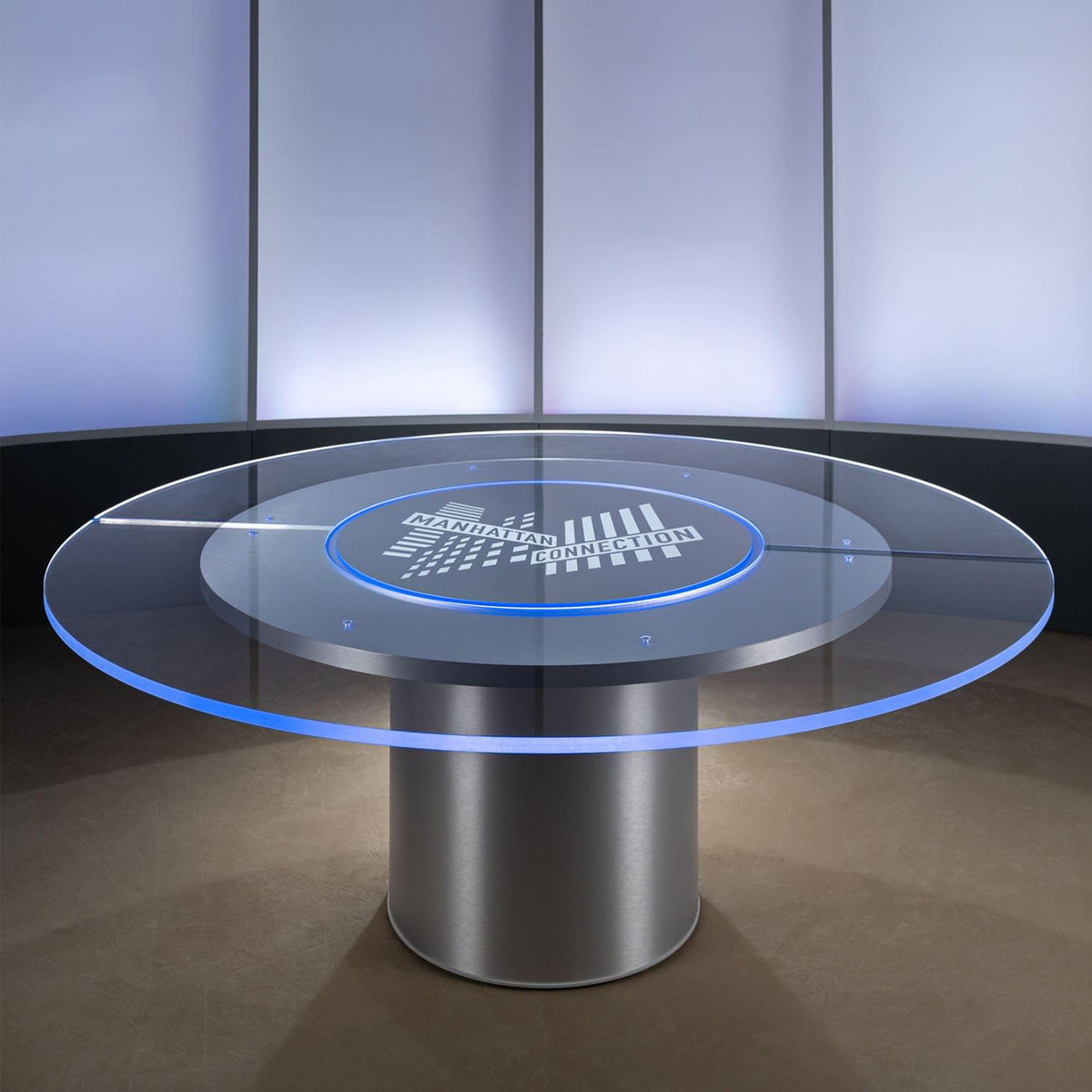 Round Table XL | Broadcast News Table – TVsetdesigns.com