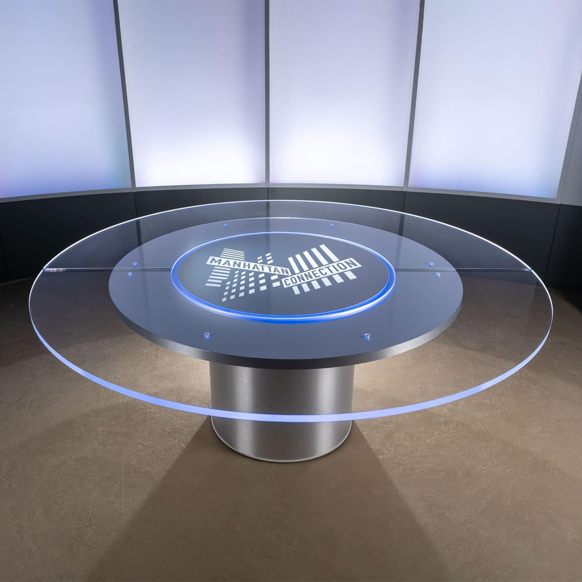 Round Table XL | Broadcast News Table – TVsetdesigns.com