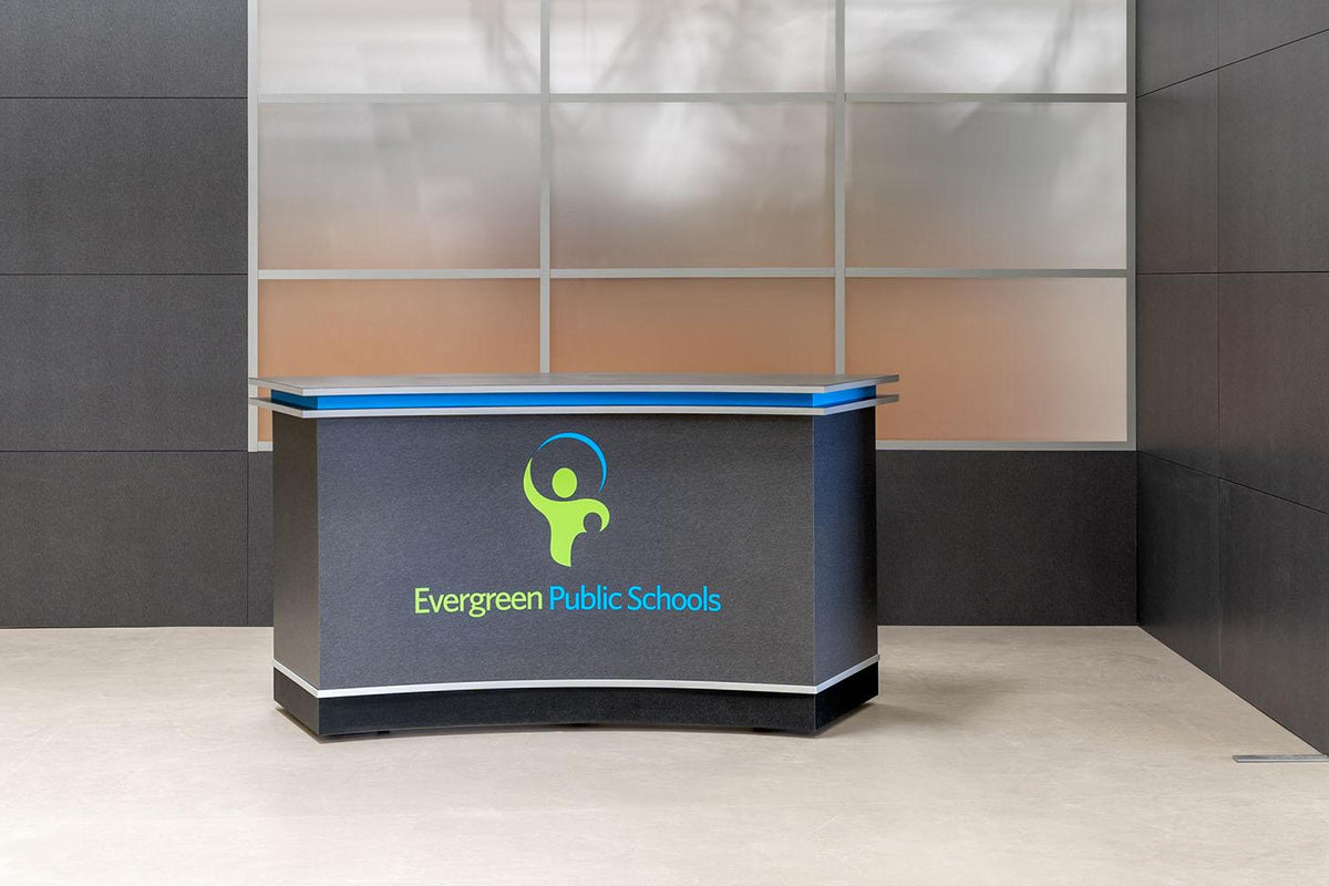 Simple Corner Set | Small TV Studio Set Design – TVsetdesigns.com