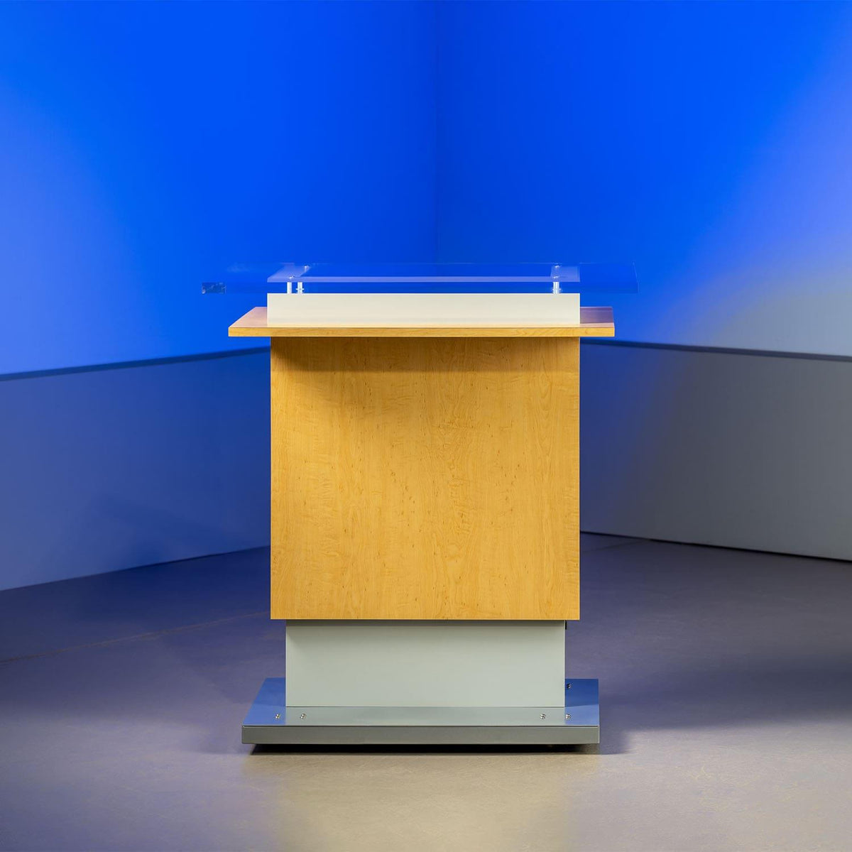 Standing News Desk | Presentation Podium – TVsetdesigns.com